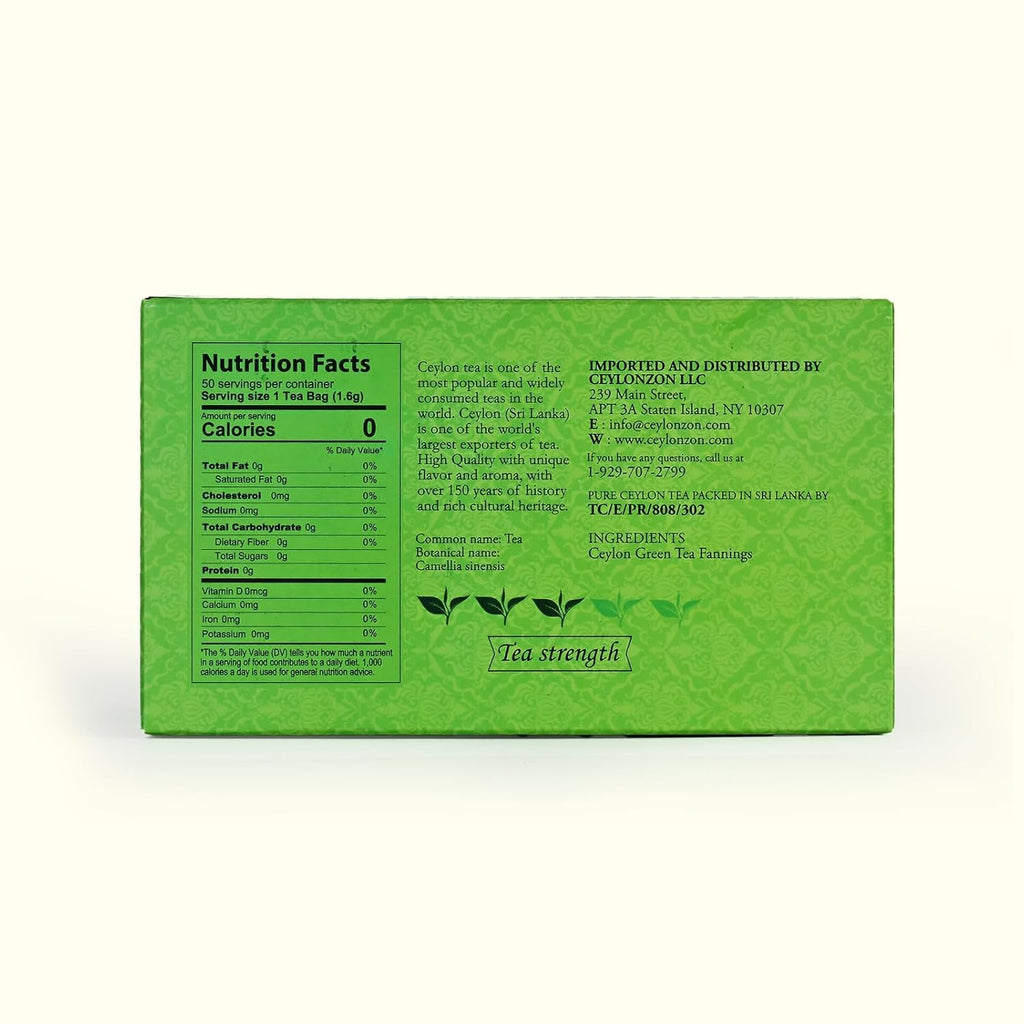 Classic green tea leaves for wellness