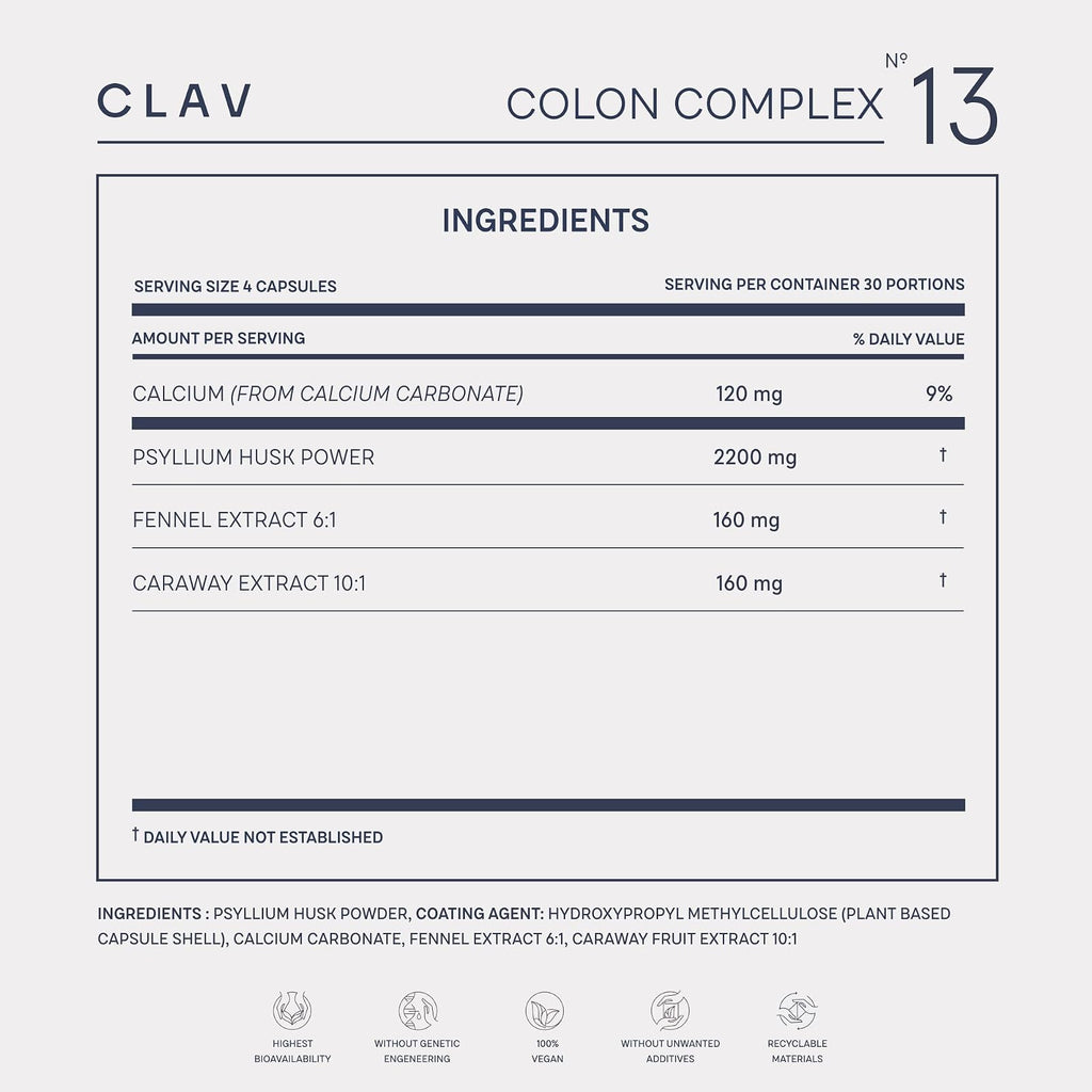 CLAV herbal supplements for vitality