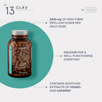 CLAV psyllium husk for regularity