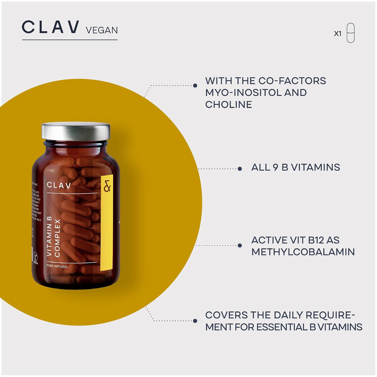 CLAV vitamin b complex immune boost