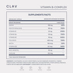 CLAV vitamin b complex with 120 capsules