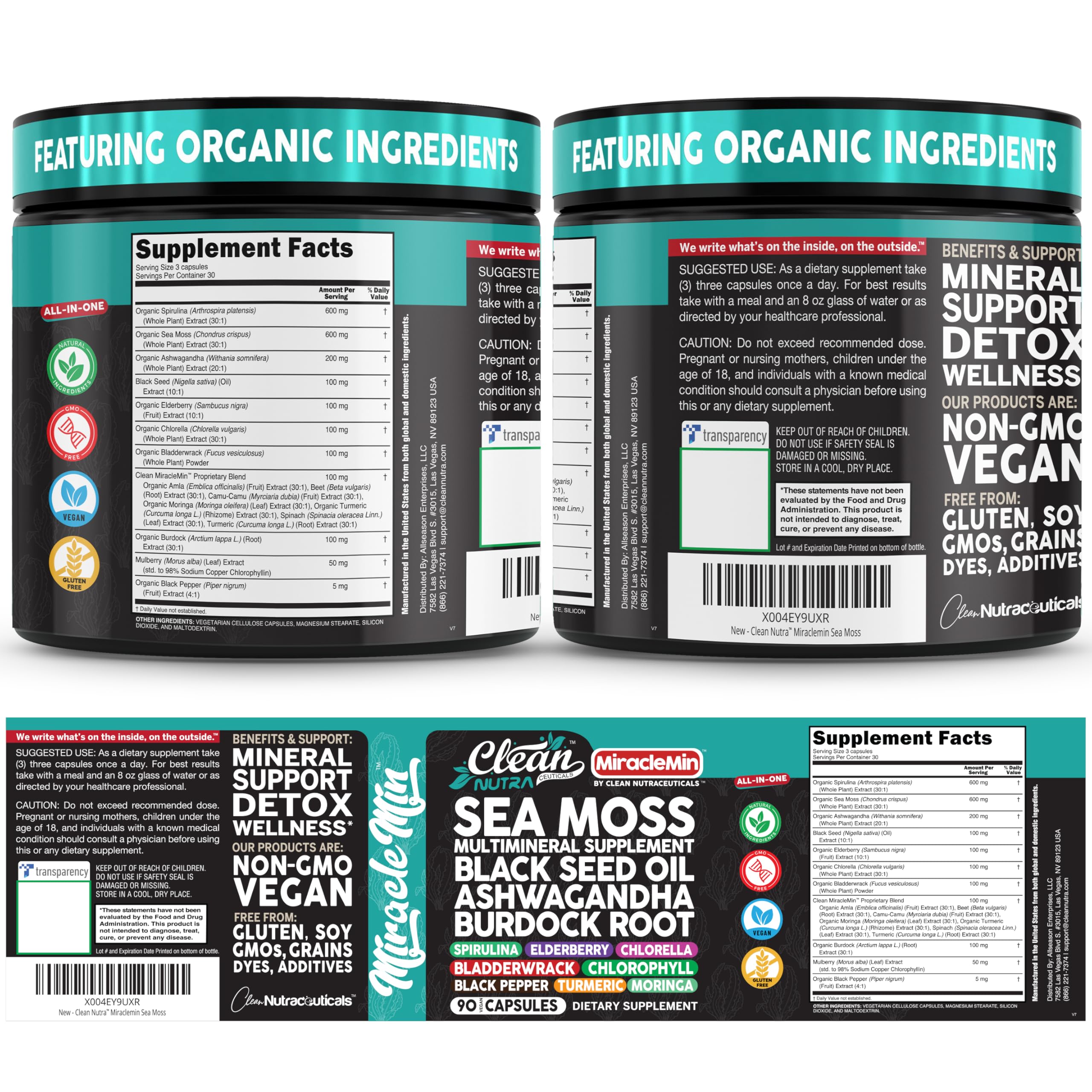 clean and organic vitamin blend