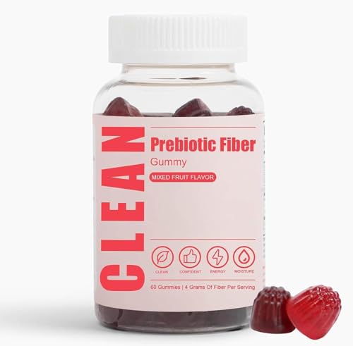 Clean Fiber Prebiotic Gummies for digestion