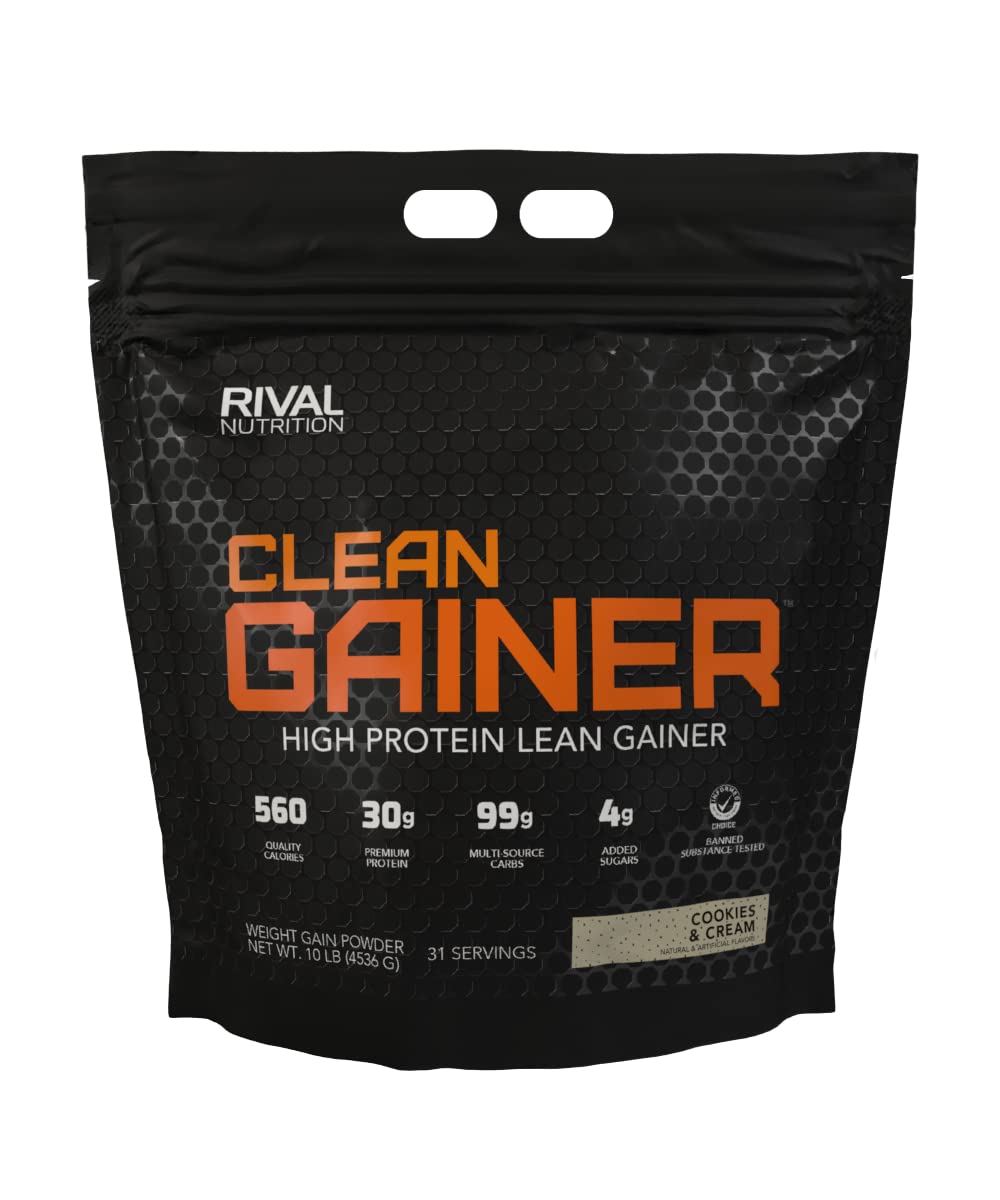 Clean Gainer Cookies & Cream protein powder