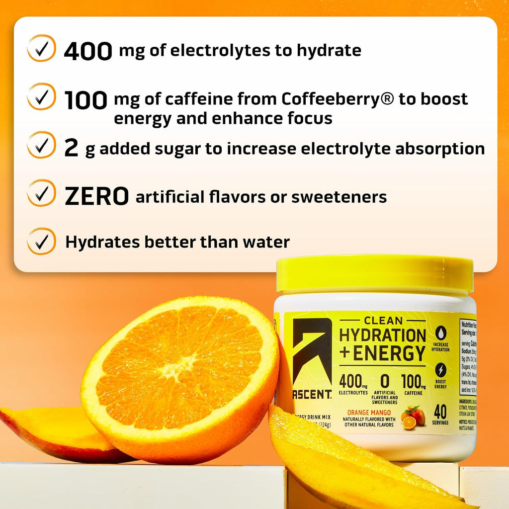 clean hydration electrolytes with caffeine