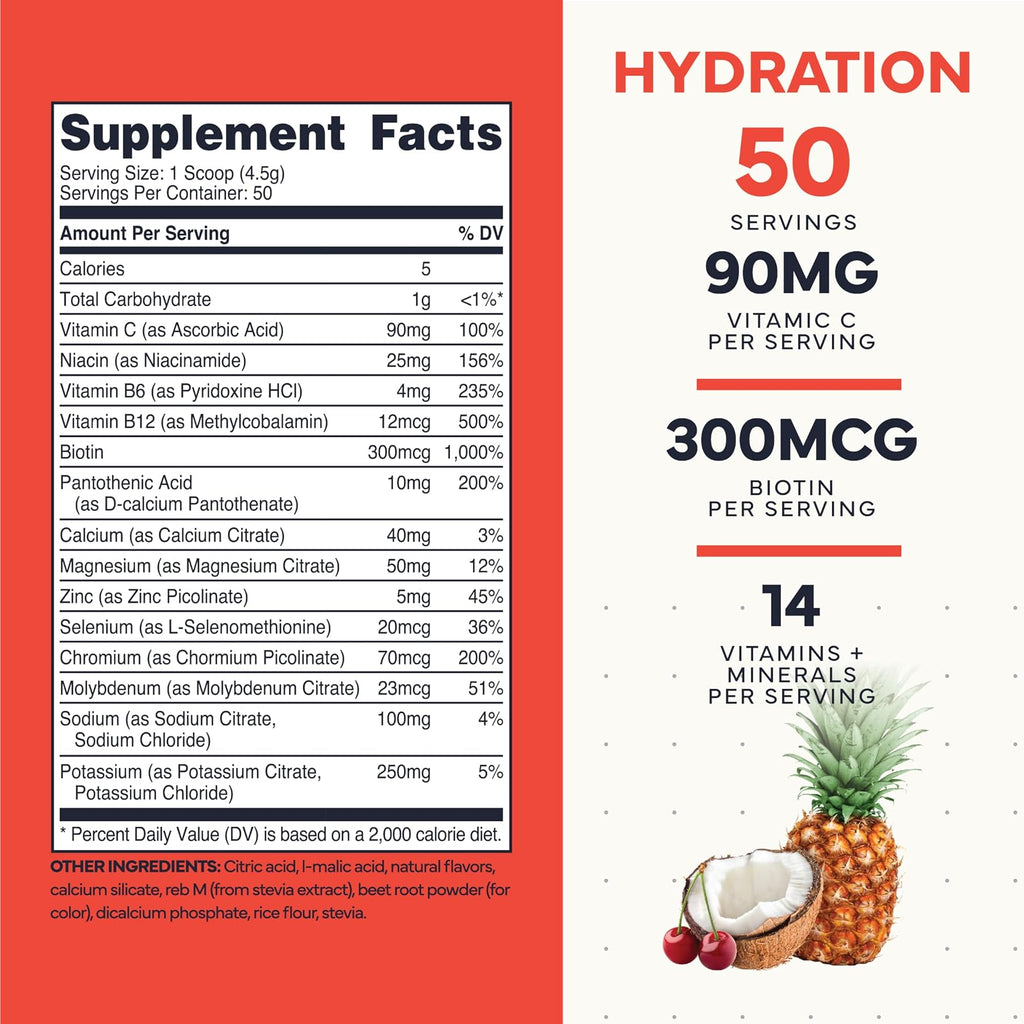clean hydration powder for athletes