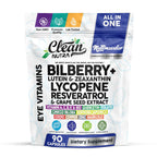 Clean Nutra Bilberry capsules for eye health