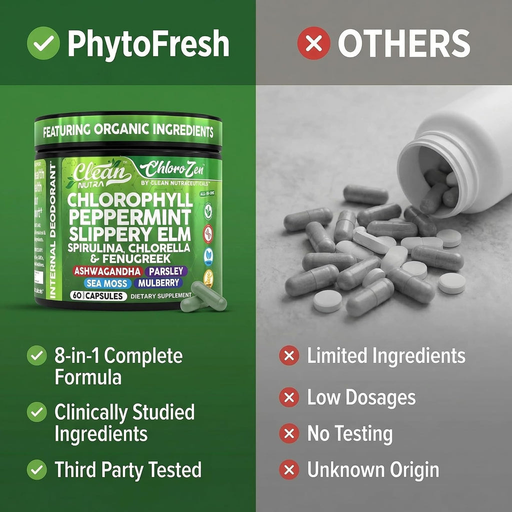 Clean Nutra chlorophyll capsules for weight management