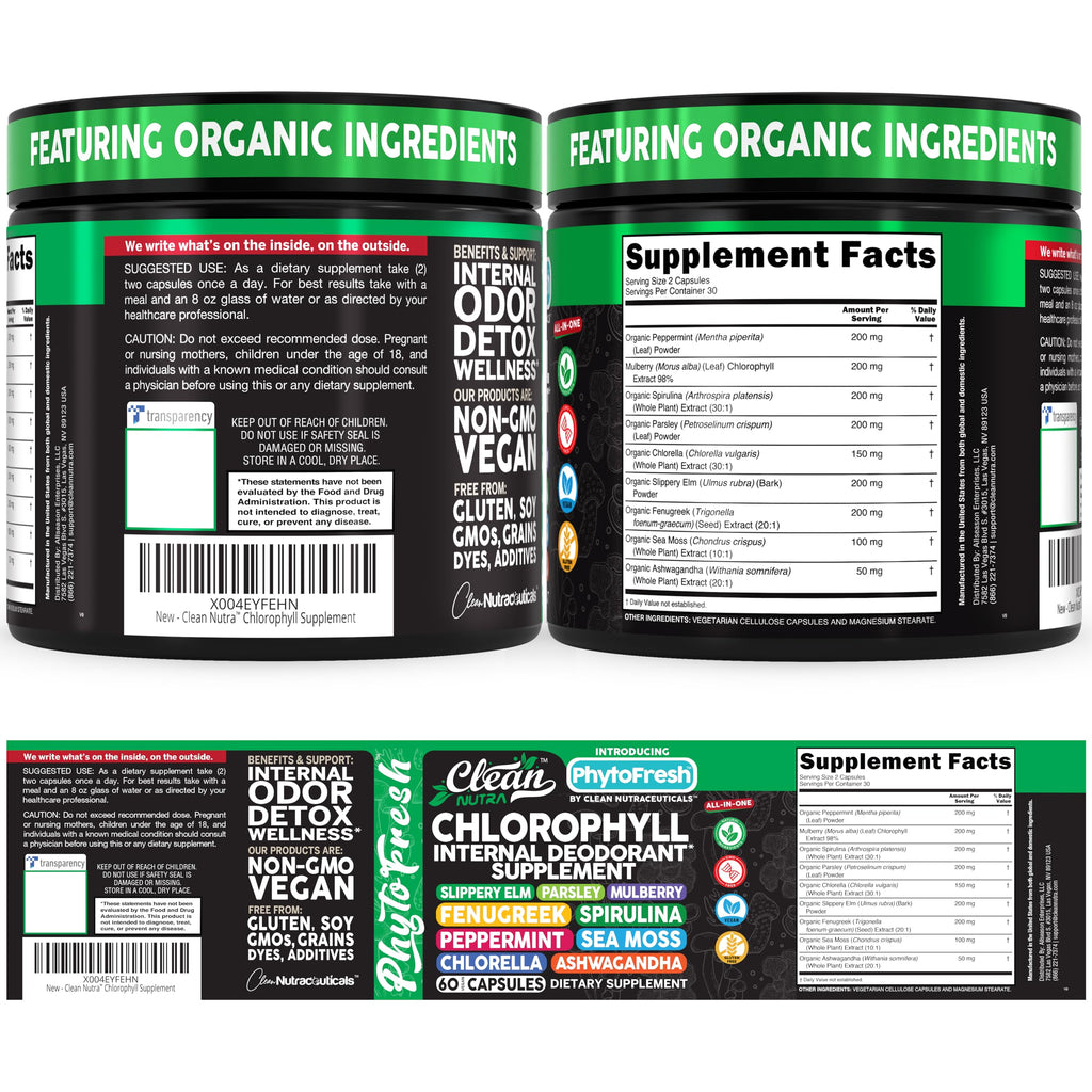Clean Nutra chlorophyll for daily wellness
