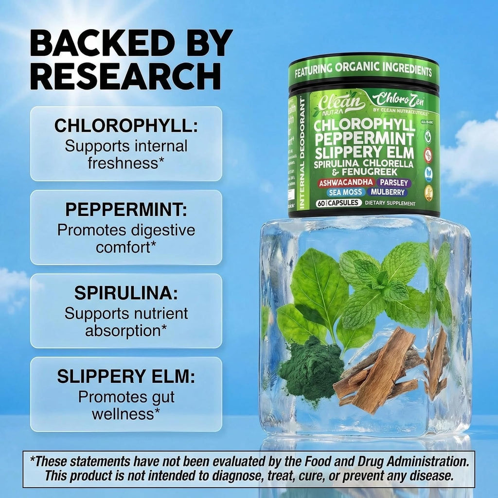 Clean Nutra chlorophyll for digestive health