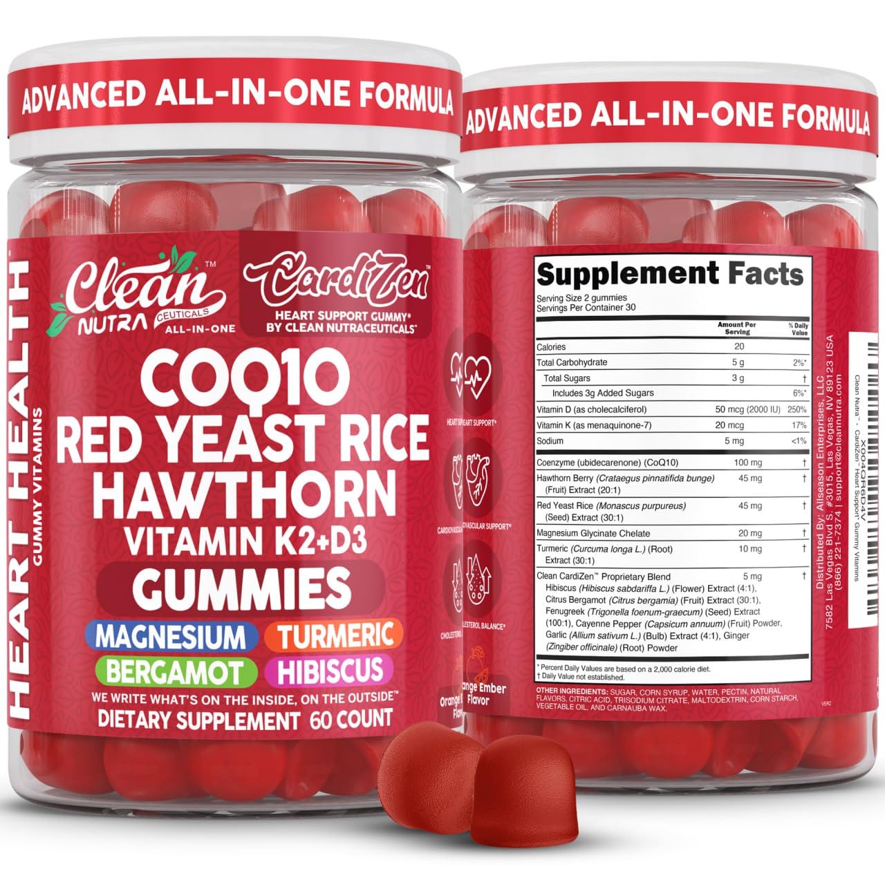 Clean Nutra CoQ10 gummies for energy
