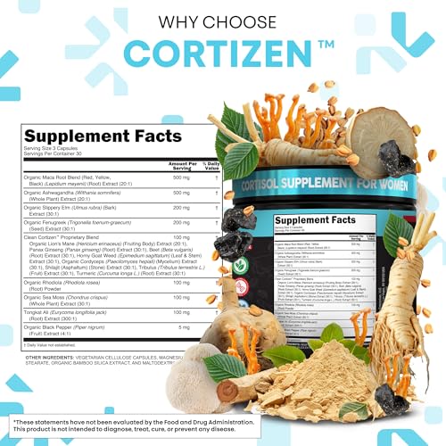 Clean Nutra cortisol support for women