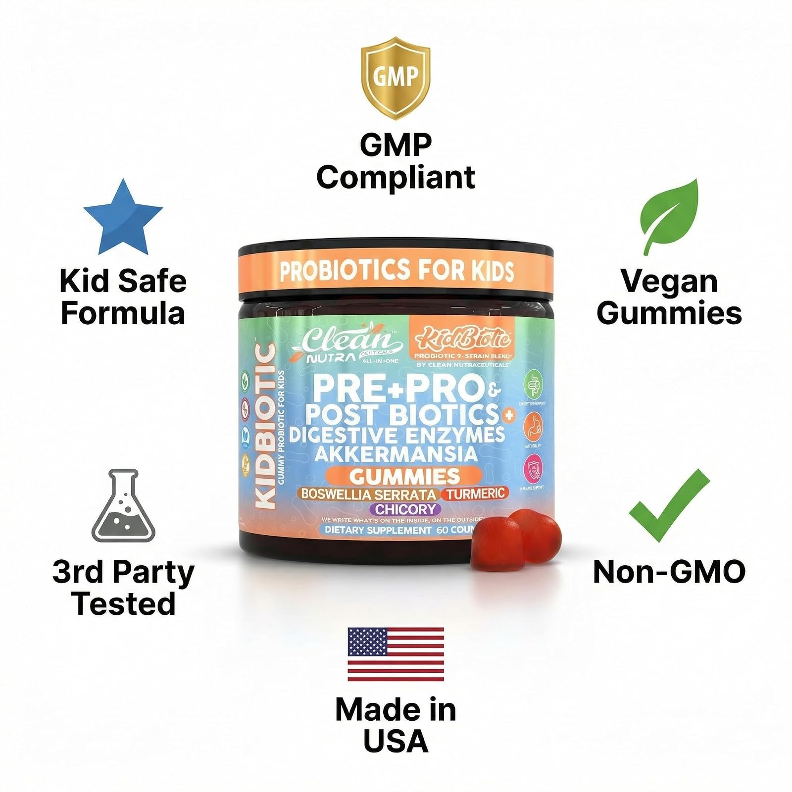 Clean Nutra gummies for happy tummies