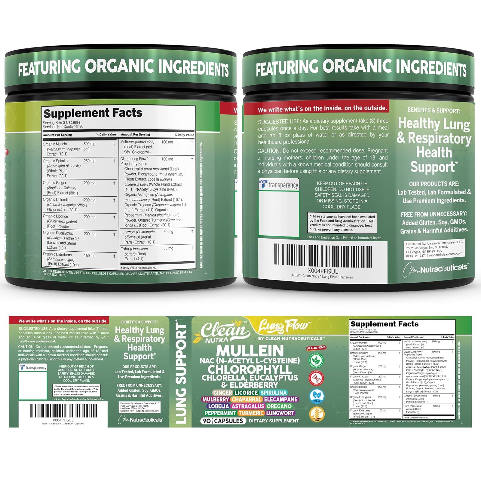 Clean Nutra herbal capsules for wellness