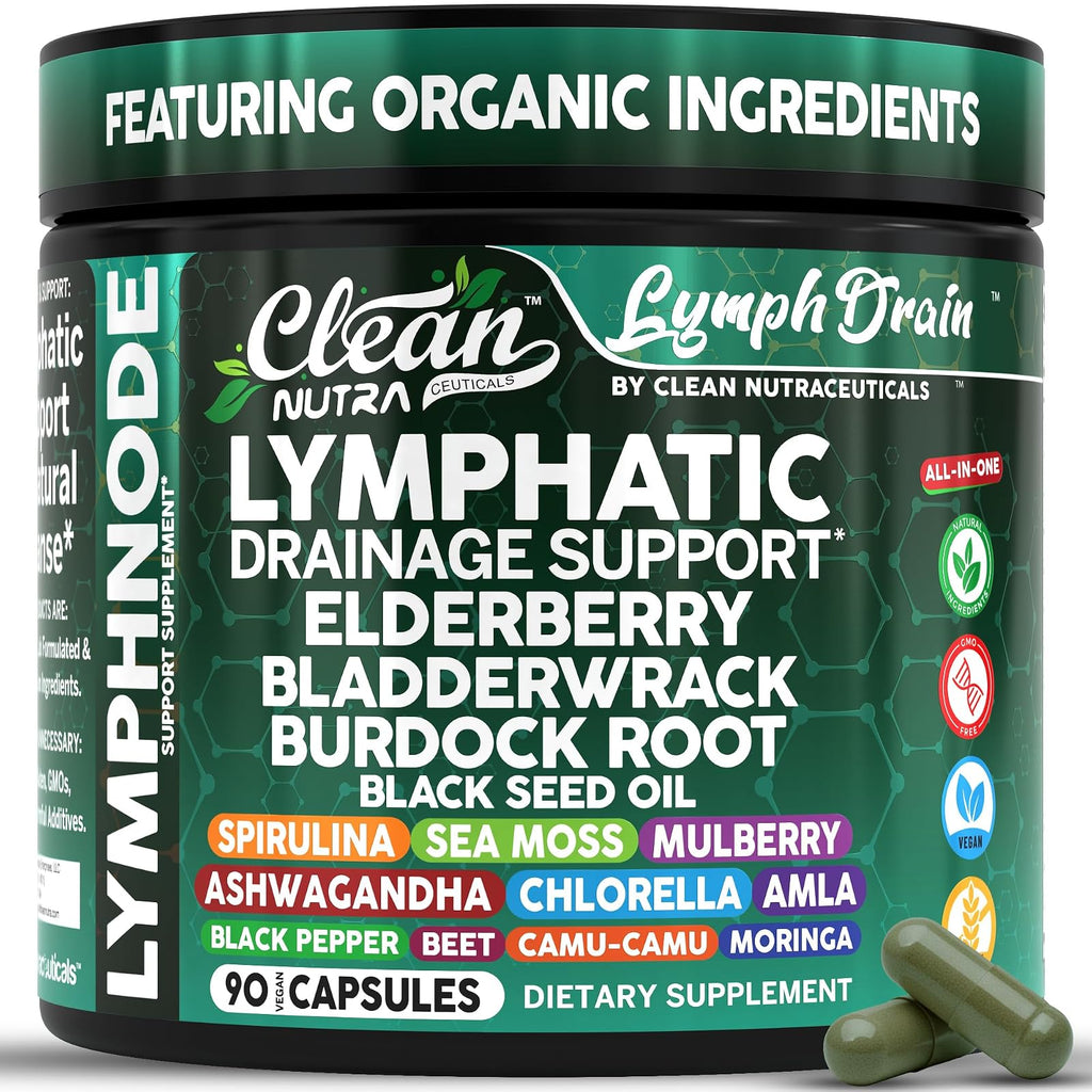 Clean Nutra lymphatic drainage capsules