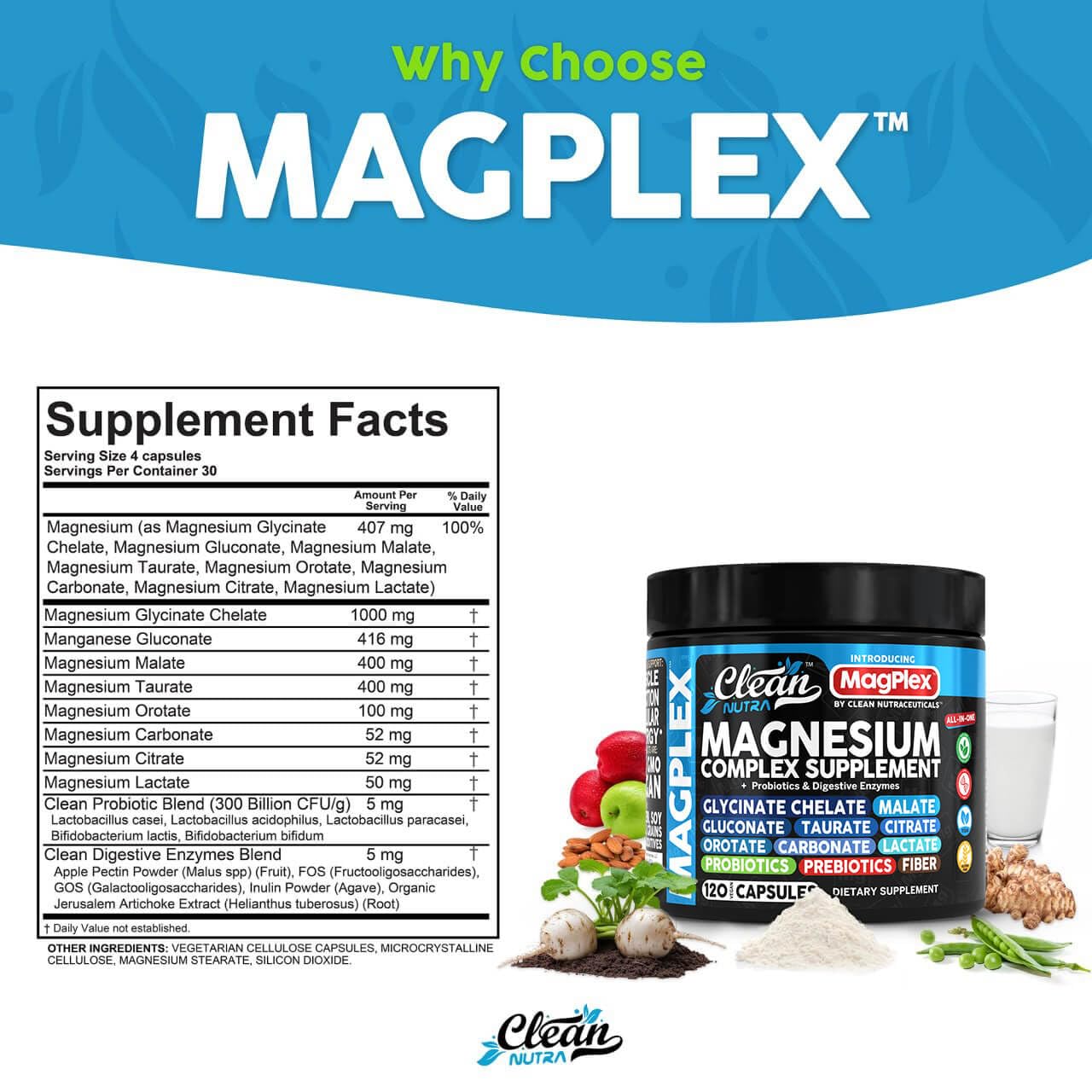 clean nutra magnesium for overall wellness