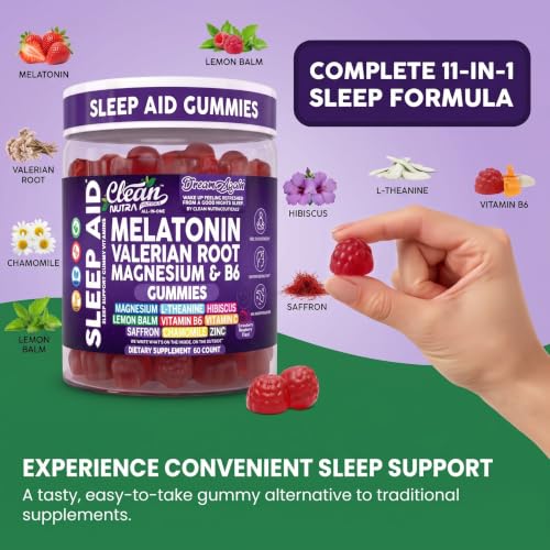 Clean Nutra melatonin for restful nights