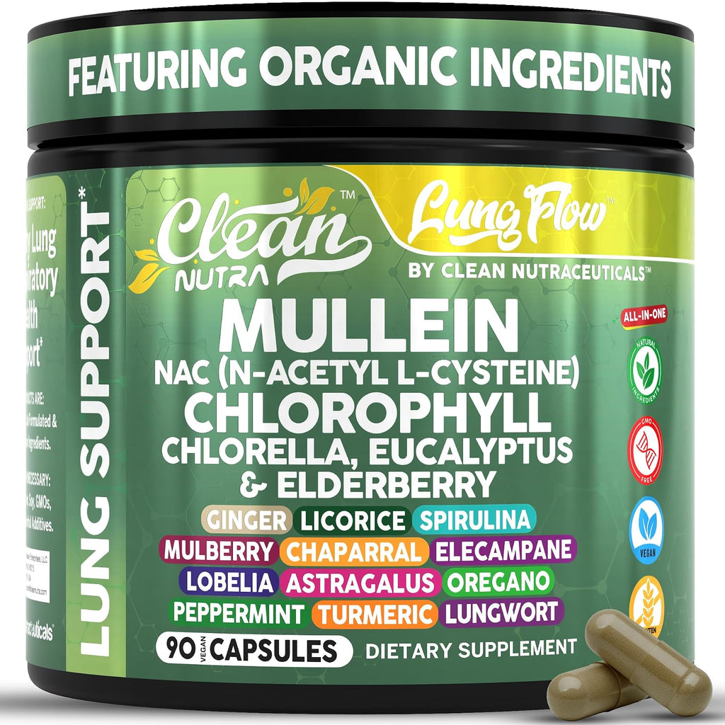 Clean Nutra Mullein Leaf Extract capsules