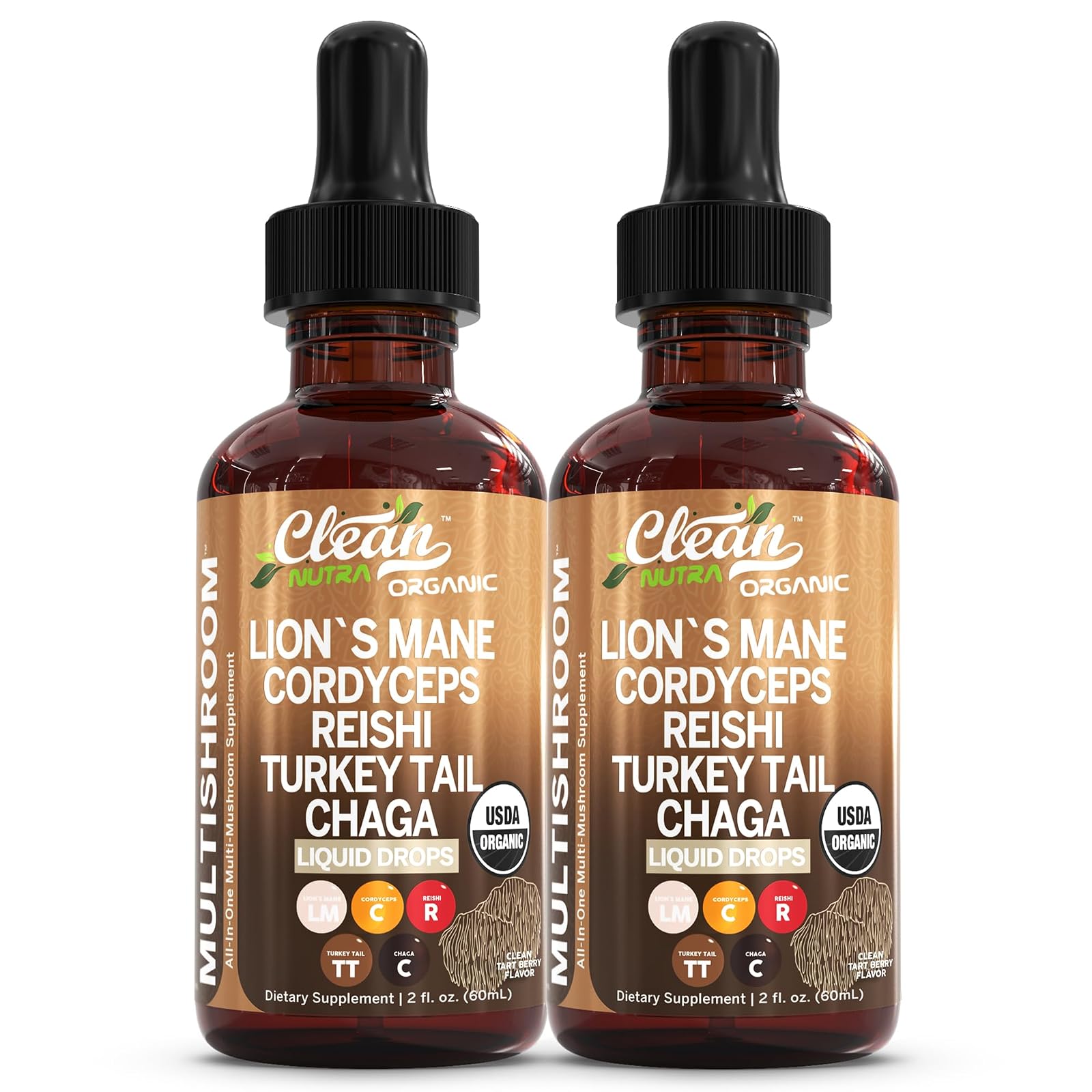 Clean Nutra mushroom complex liquid drops