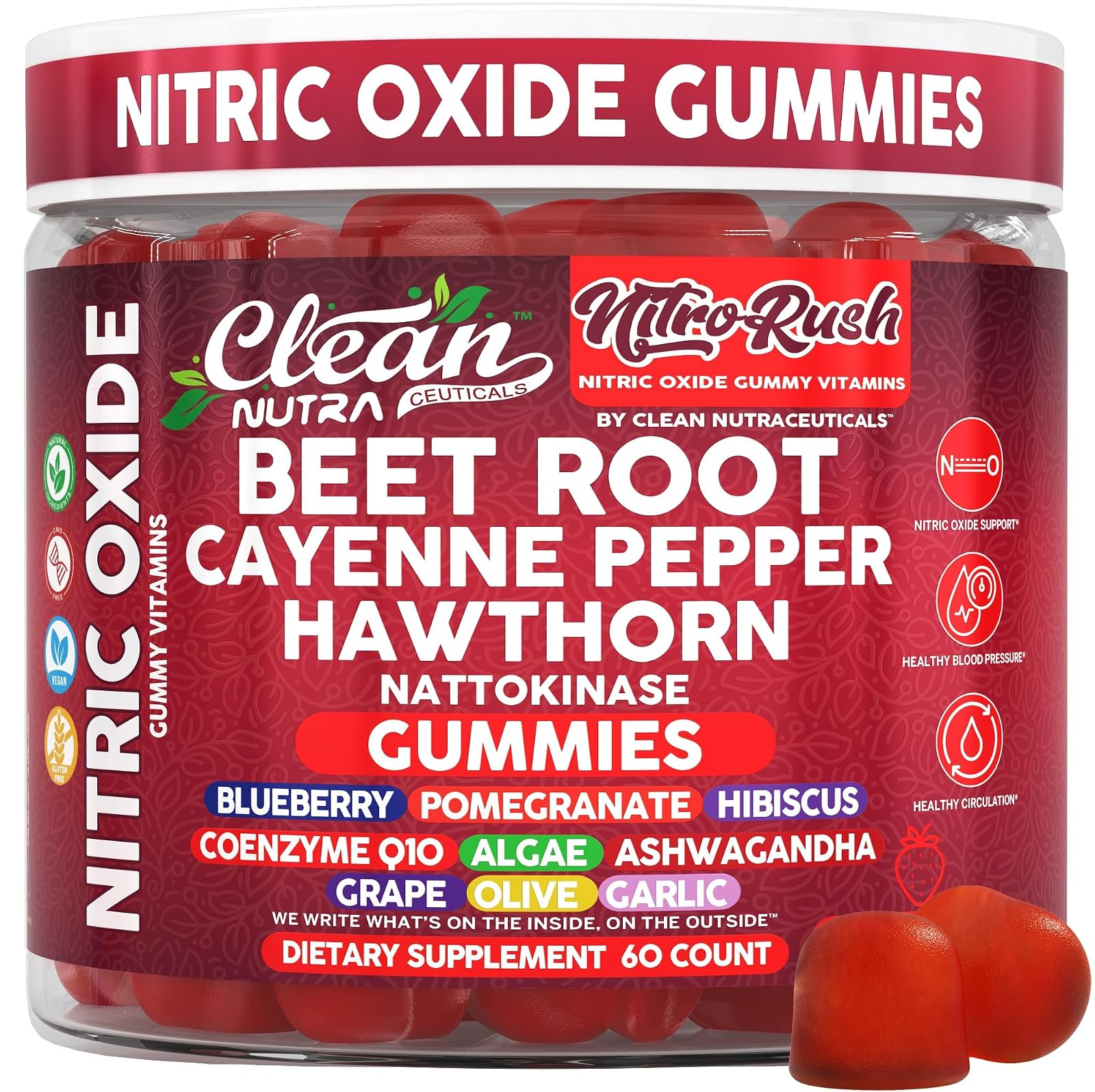 Clean Nutra nitric oxide gummies
