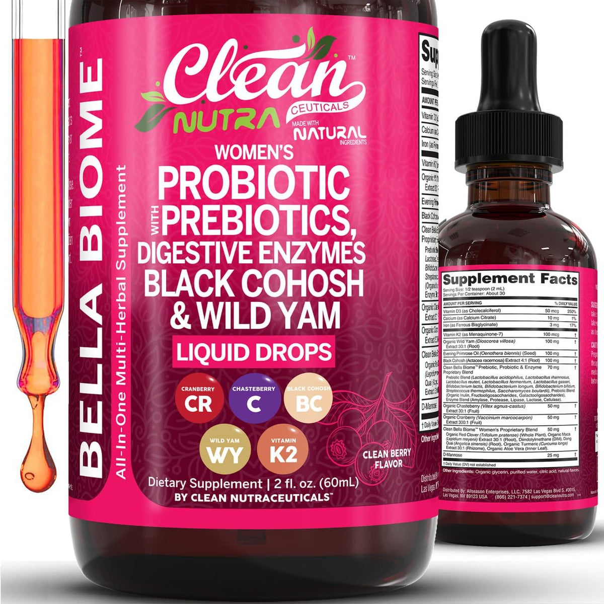 Clean Nutra probiotics for women