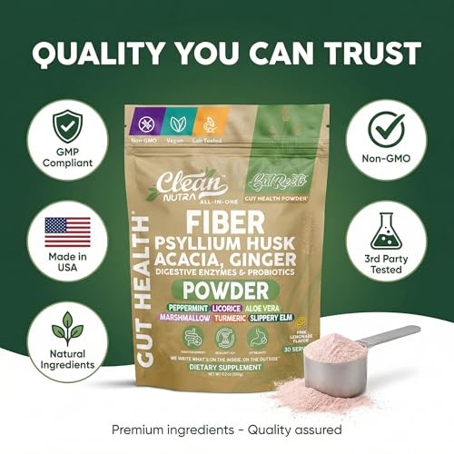 Clean Nutra psyllium husk for healthy lifestyle