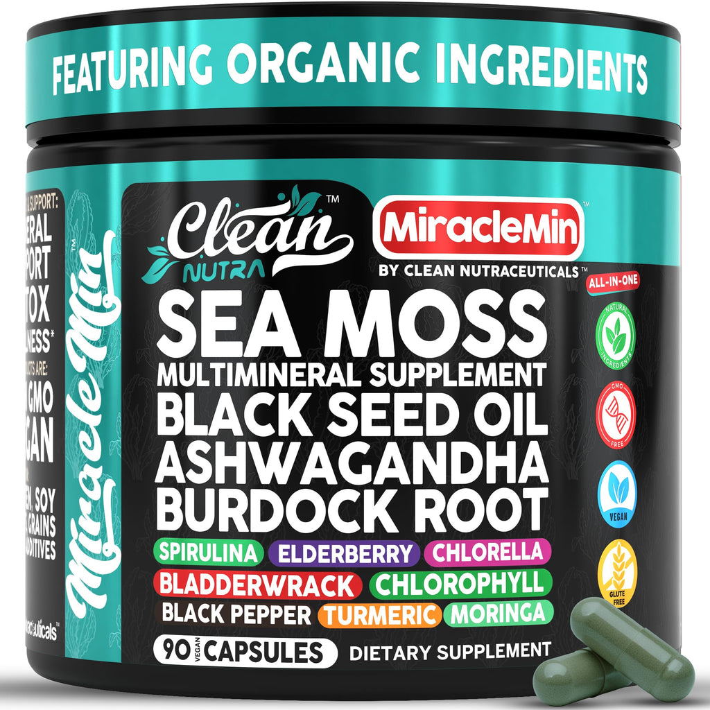 Clean Nutra sea moss capsules