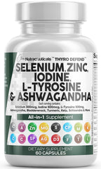 Clean Nutra Selenium and Iodine capsules