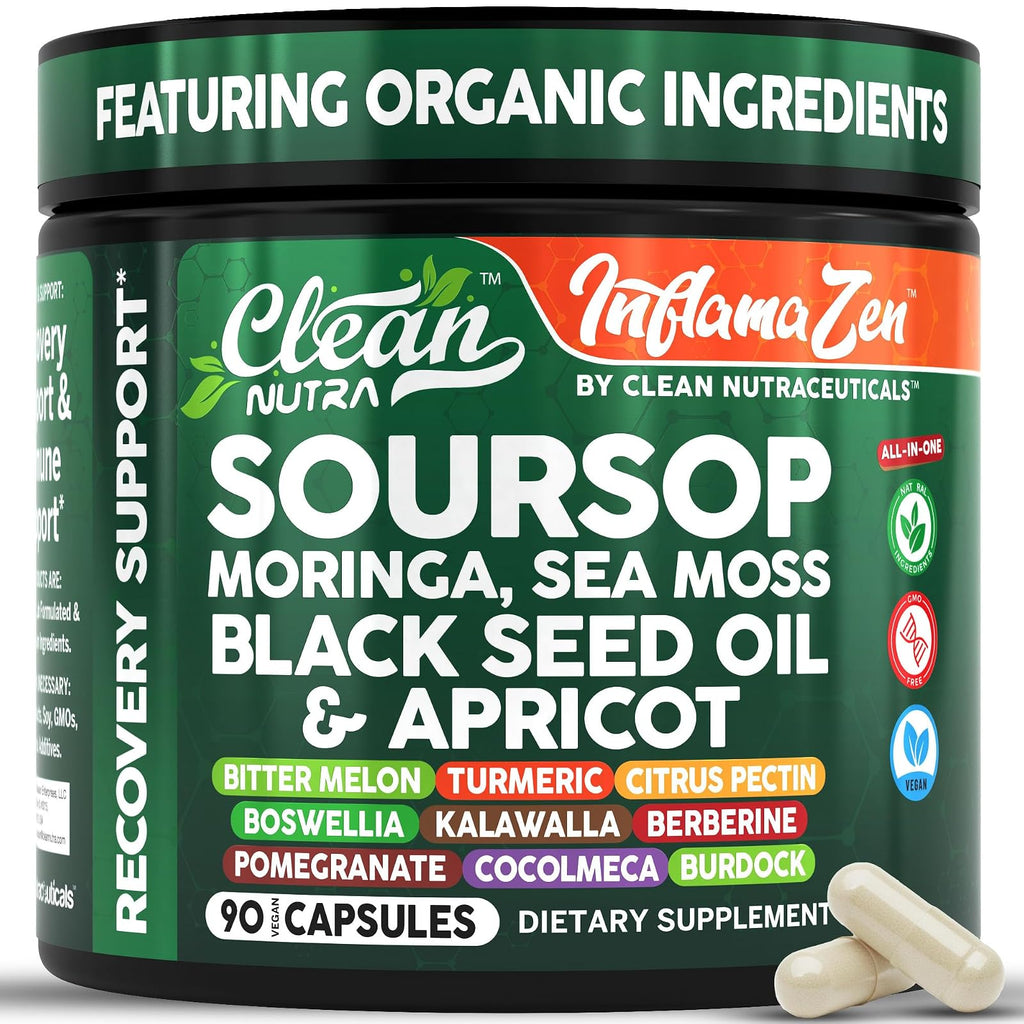 Clean Nutra soursop supplement capsules