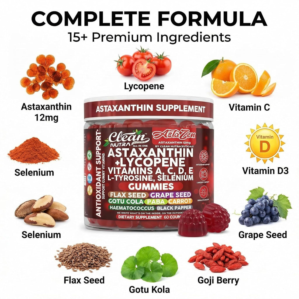 Clean Nutraceuticals antioxidant gummies for wellness