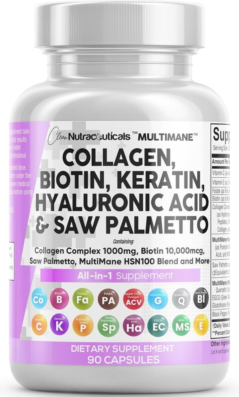 Clean Nutraceuticals collagen capsules for beauty