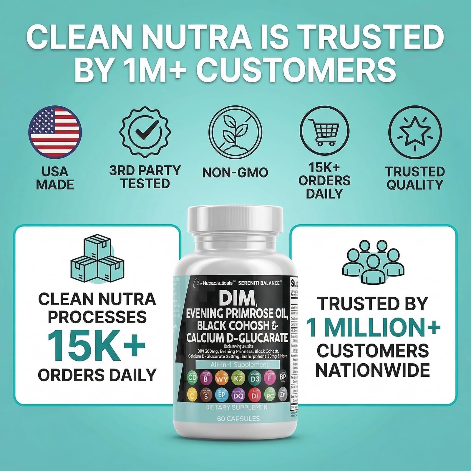 Clean Nutraceuticals evening primrose capsules