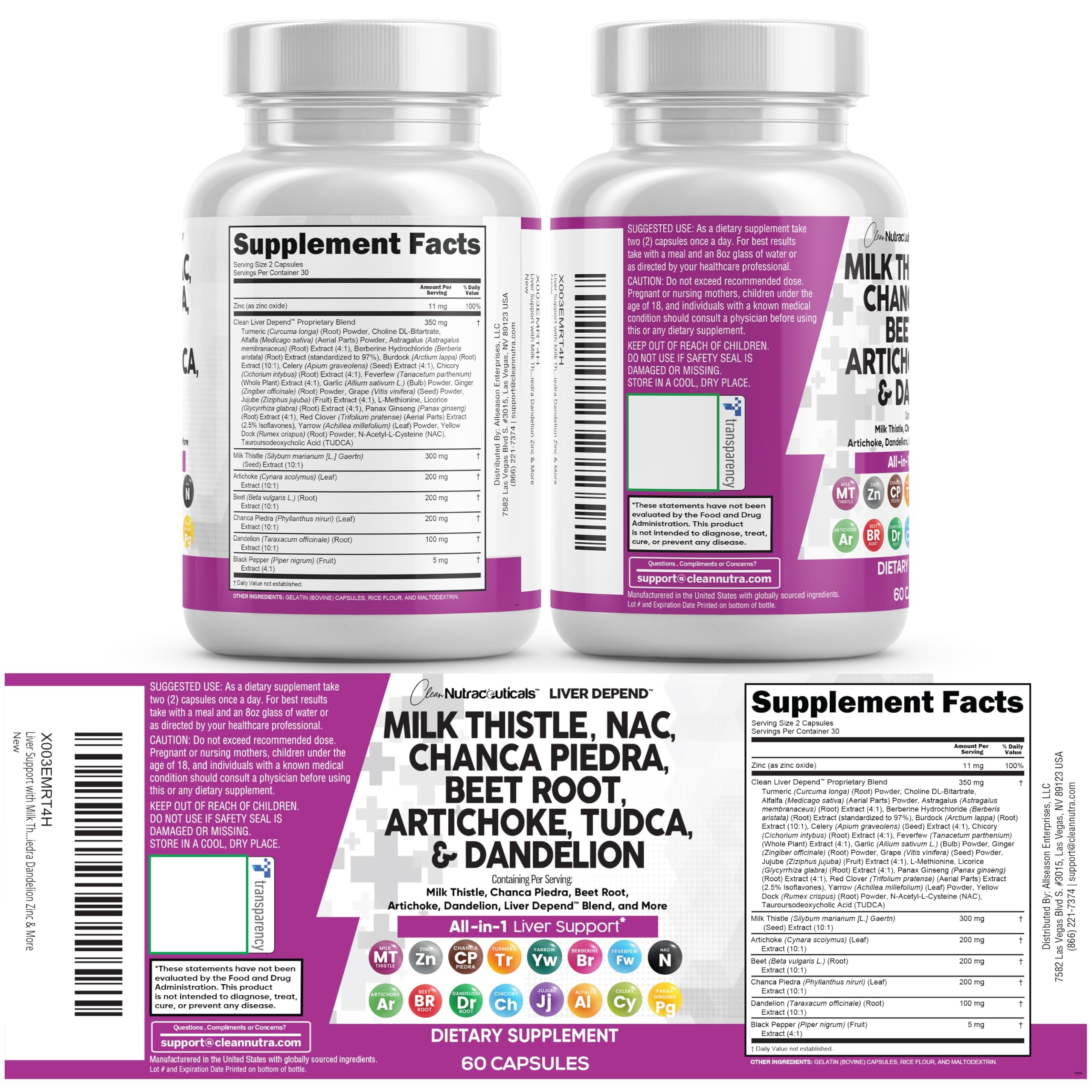 clean nutraceuticals herbal supplement