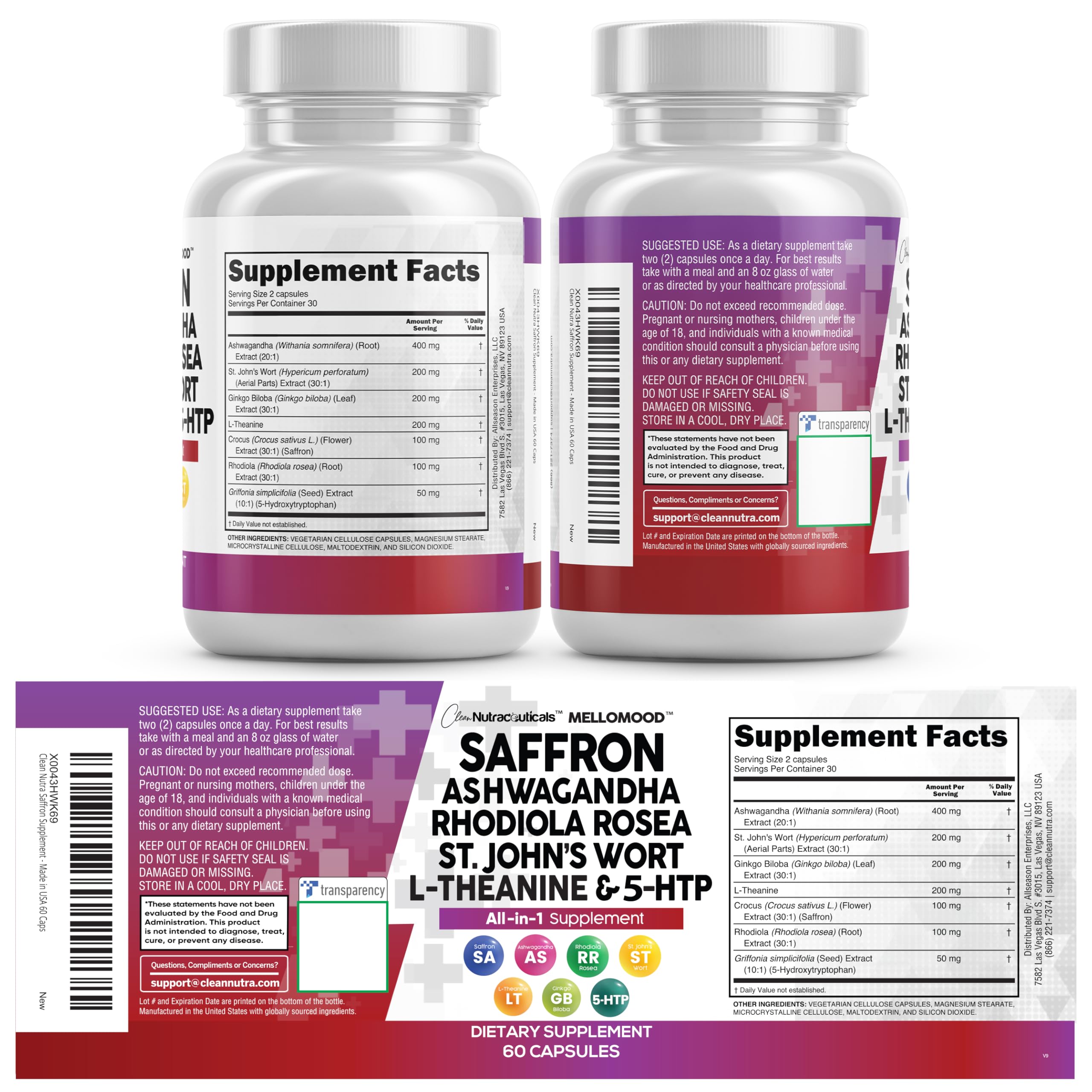 clean nutraceuticals herbal wellness formula
