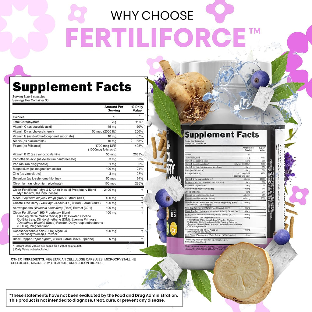 Clean Nutraceuticals inositol for fertility