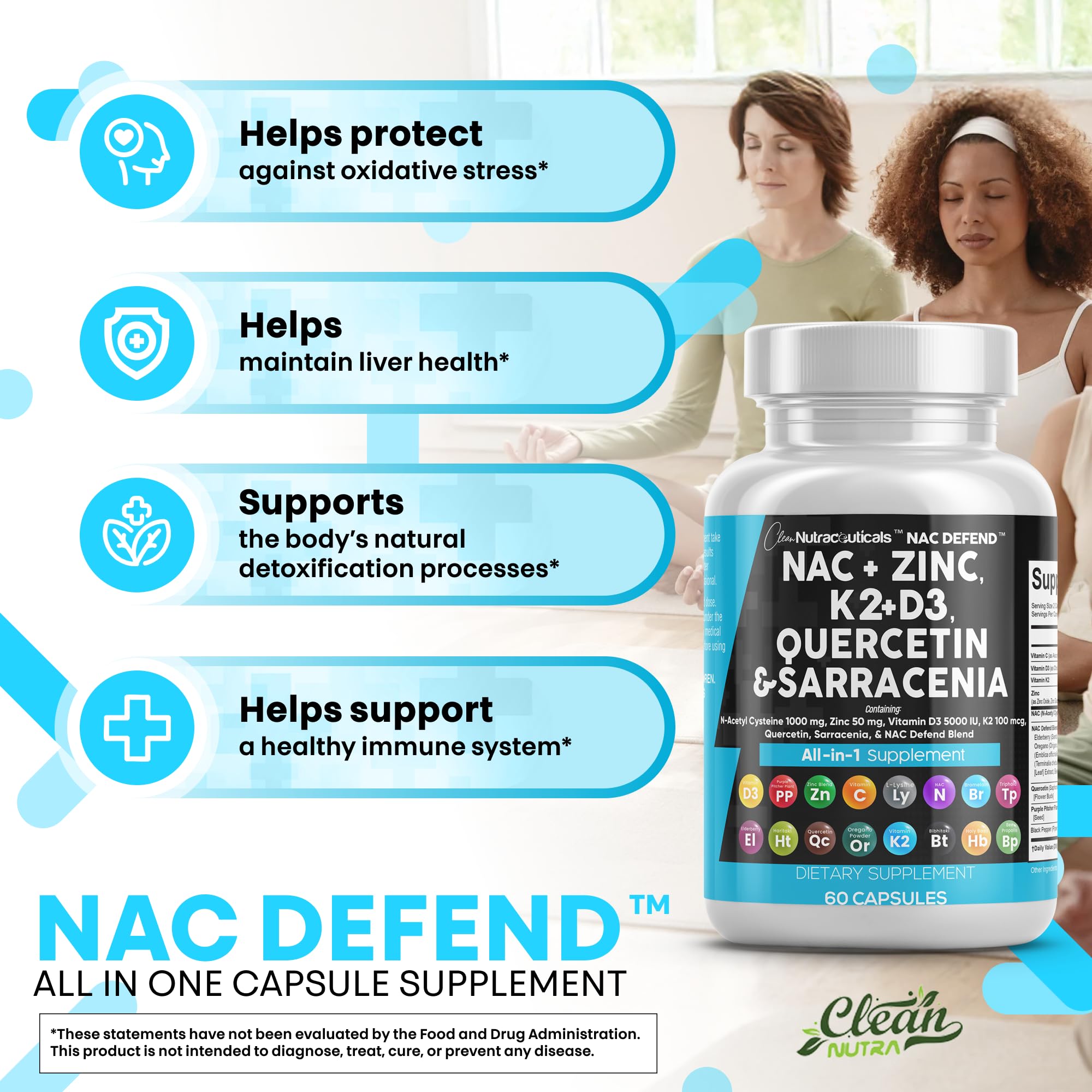 Clean Nutraceuticals NAC for daily nutrition