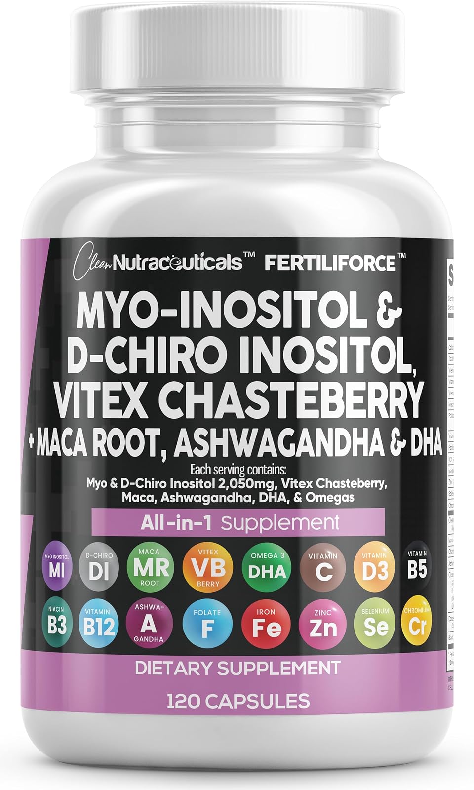 Clean Nutraceuticals prenatal vitamins capsules