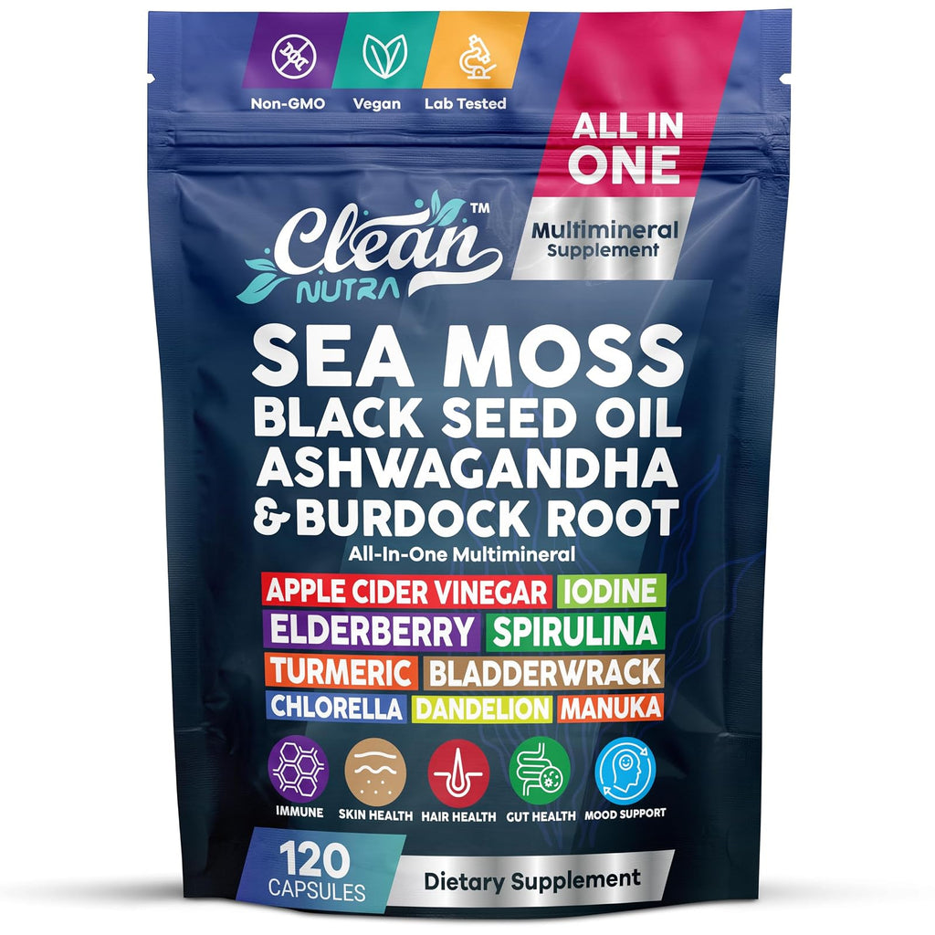 Clean Nutraceuticals sea moss capsules