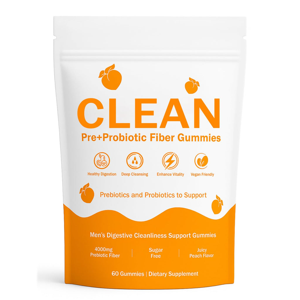 Clean prebiotic fiber gummies for digestion