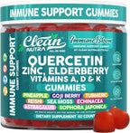 Clean Quercetin Elderberry Gummies for immunity