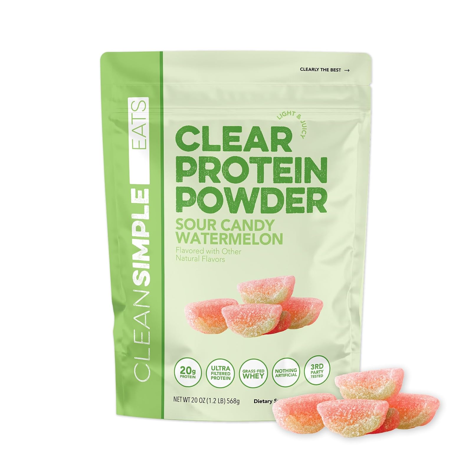 Clean Simple Eats clear protein drink