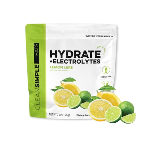 Clean Simple Eats lemon lime hydration mix