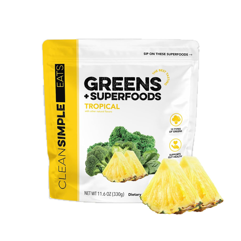 Clean Simple Eats Tropical Greens powder