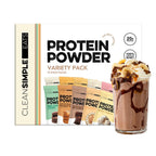 Clean Simple Eats whey protein variety pack