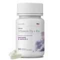 Clean Vitamin D3 K2 capsules for immunity