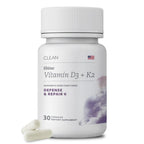 Clean Vitamin D3 K2 capsules for immunity