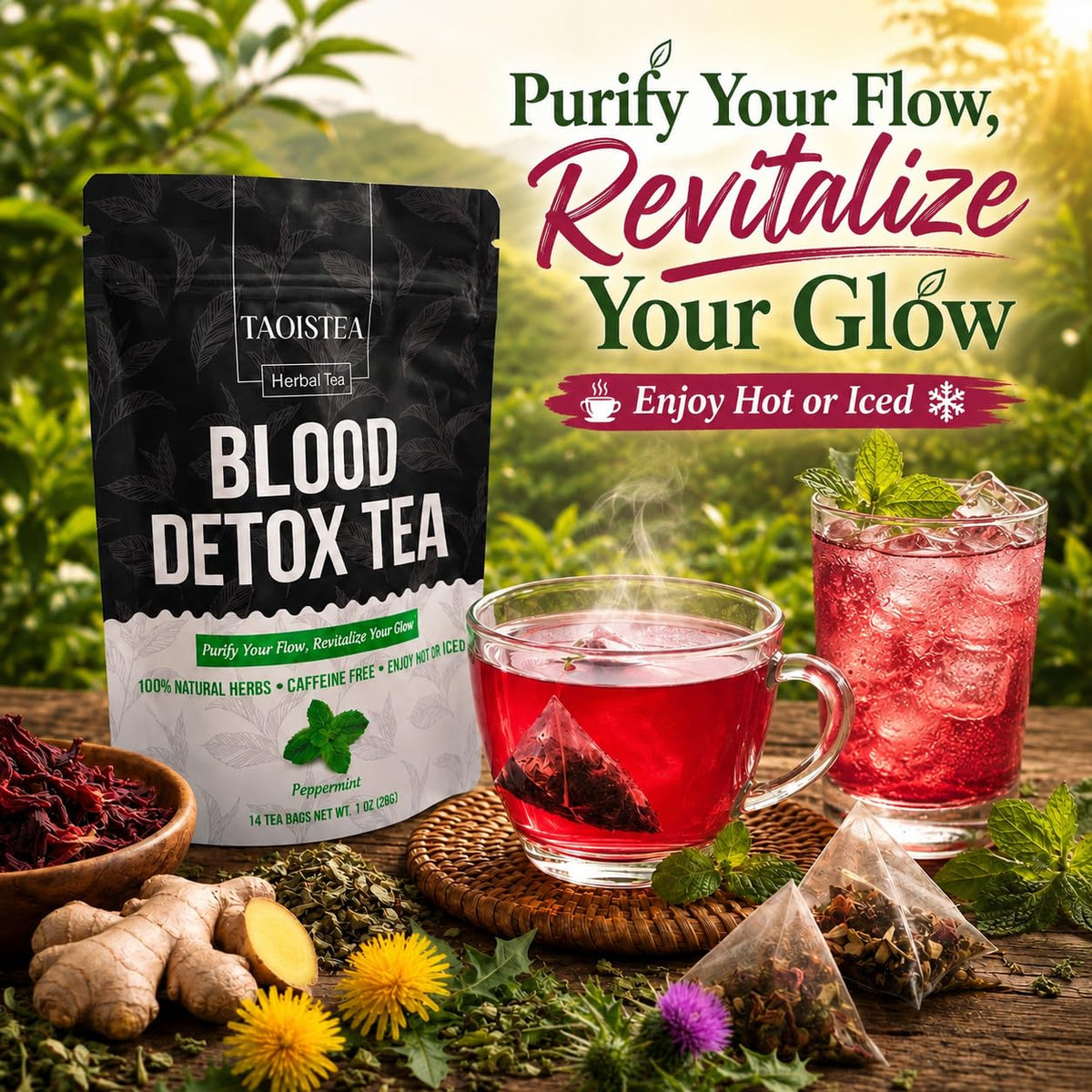 cleanse your body with tea