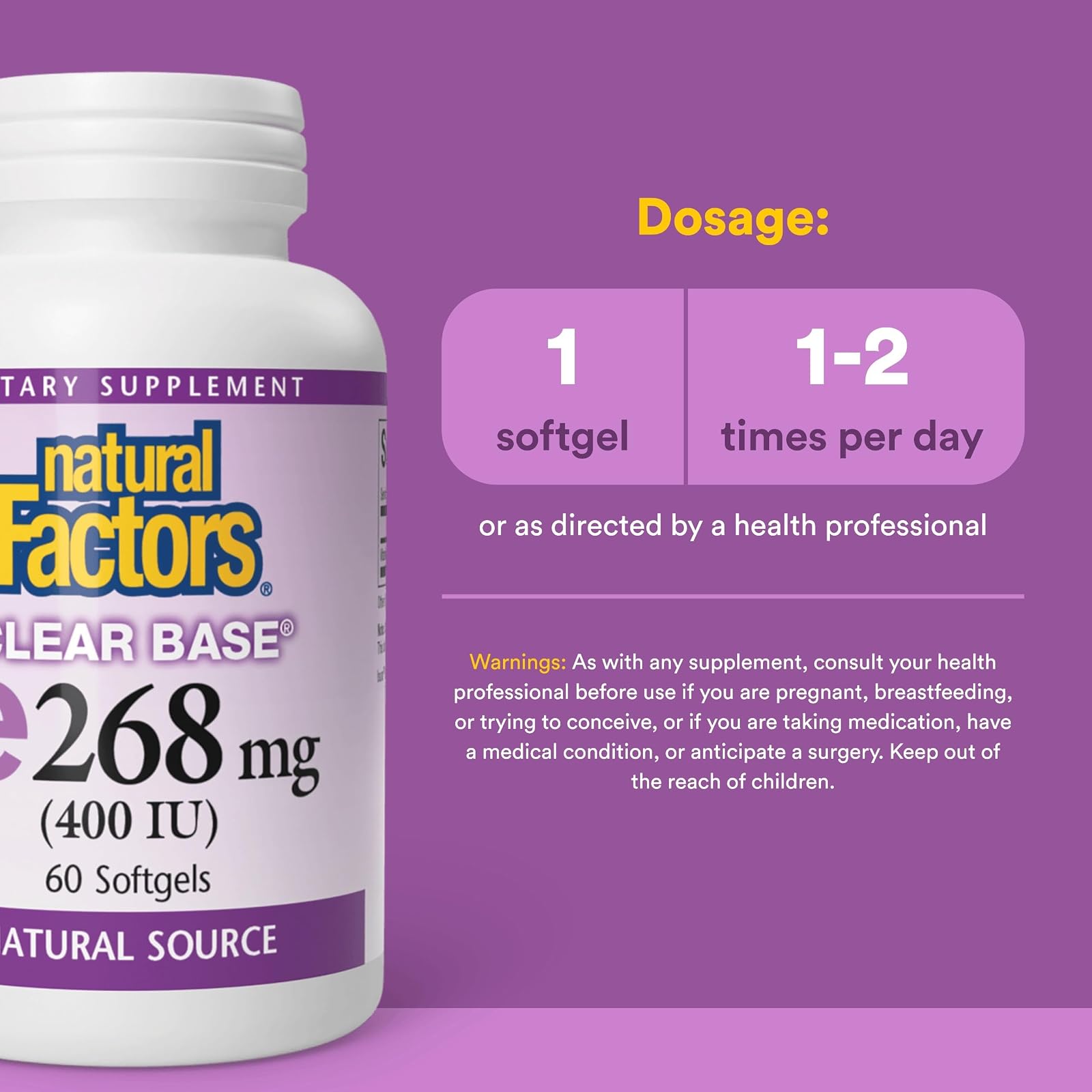 Clear Base Vitamin E antioxidant support