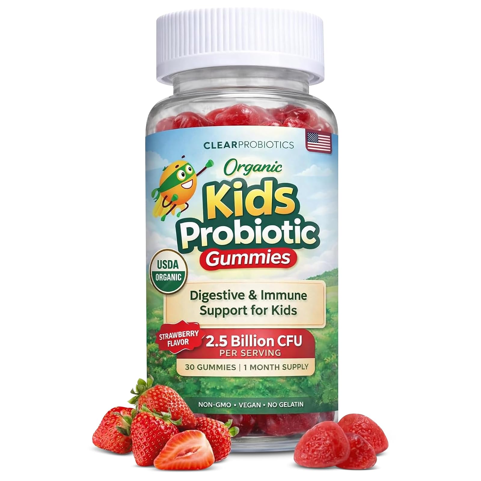 Clear Buddy kids probiotic gummies