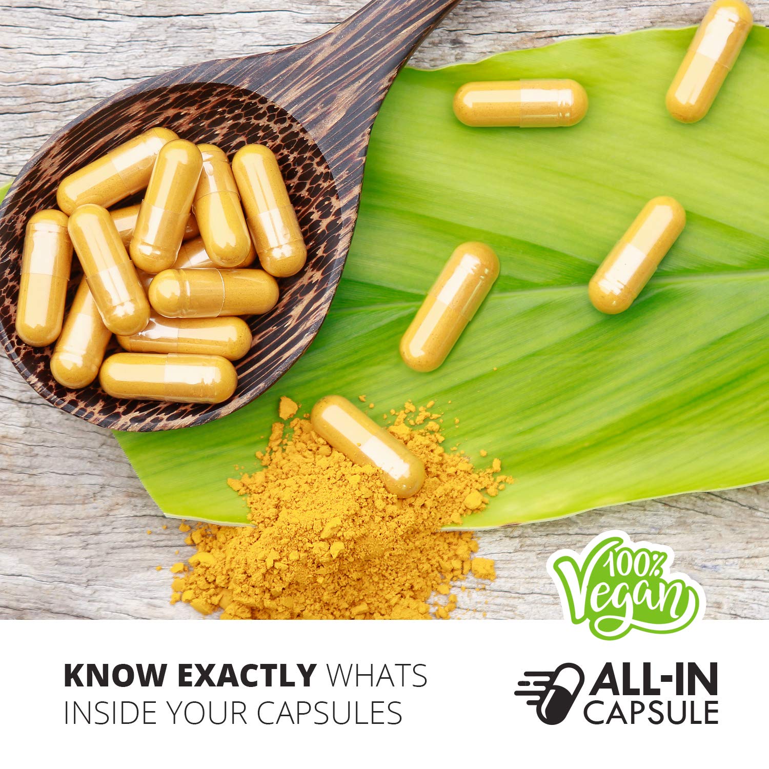clear capsules for easy blending